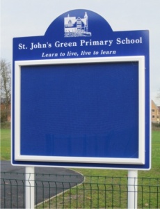 Midi Superior External School Notice Board - Signs 4 Schools